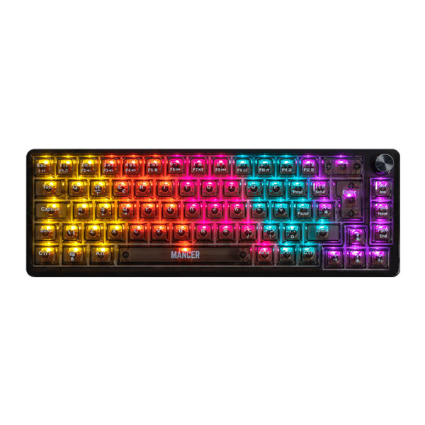 Teclado Mecanico Mancer Ghoul MK3, RGB, ABNT2, Switch Huano Vermelho ...