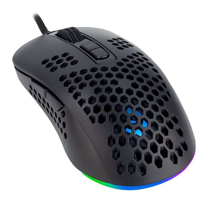 Mouse Gamer Mancer Lead RGB 10000DPI Preto, MCR-LEA-RGB01 - Mancer