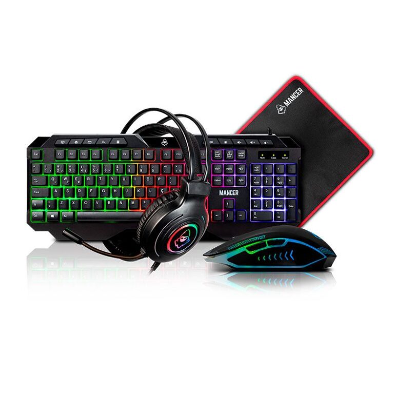 Kit Teclado e Mouse Gamer Mancer Krinus - Mancer