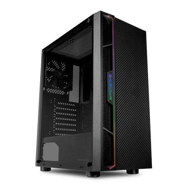 Gabinete Gamer Mancer Ares Lateral Acrilico Preto, MCR-AR01-FL - Mancer