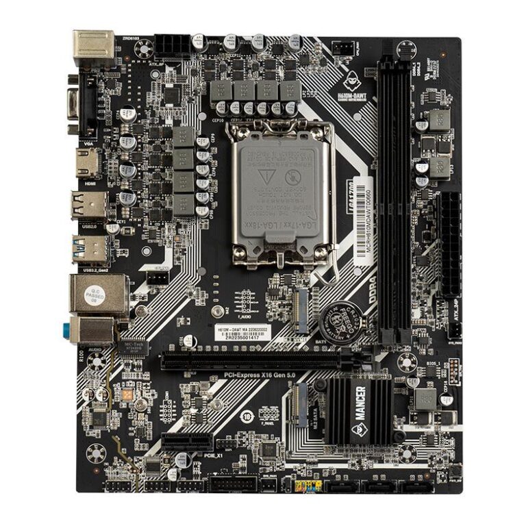 Placa Mae Mancer H610M-DX, DDR4, LGA 1700, M-ATX, Chipset Intel H610 ...