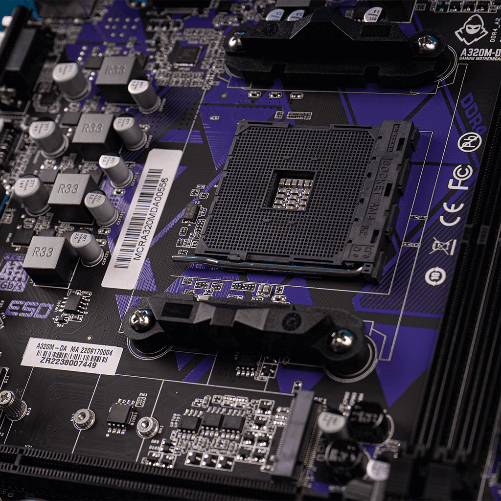 Placa Mae Mancer A320M-DA, DDR4, Socket AM4, M-ATX, Chipset AMD A320 ...