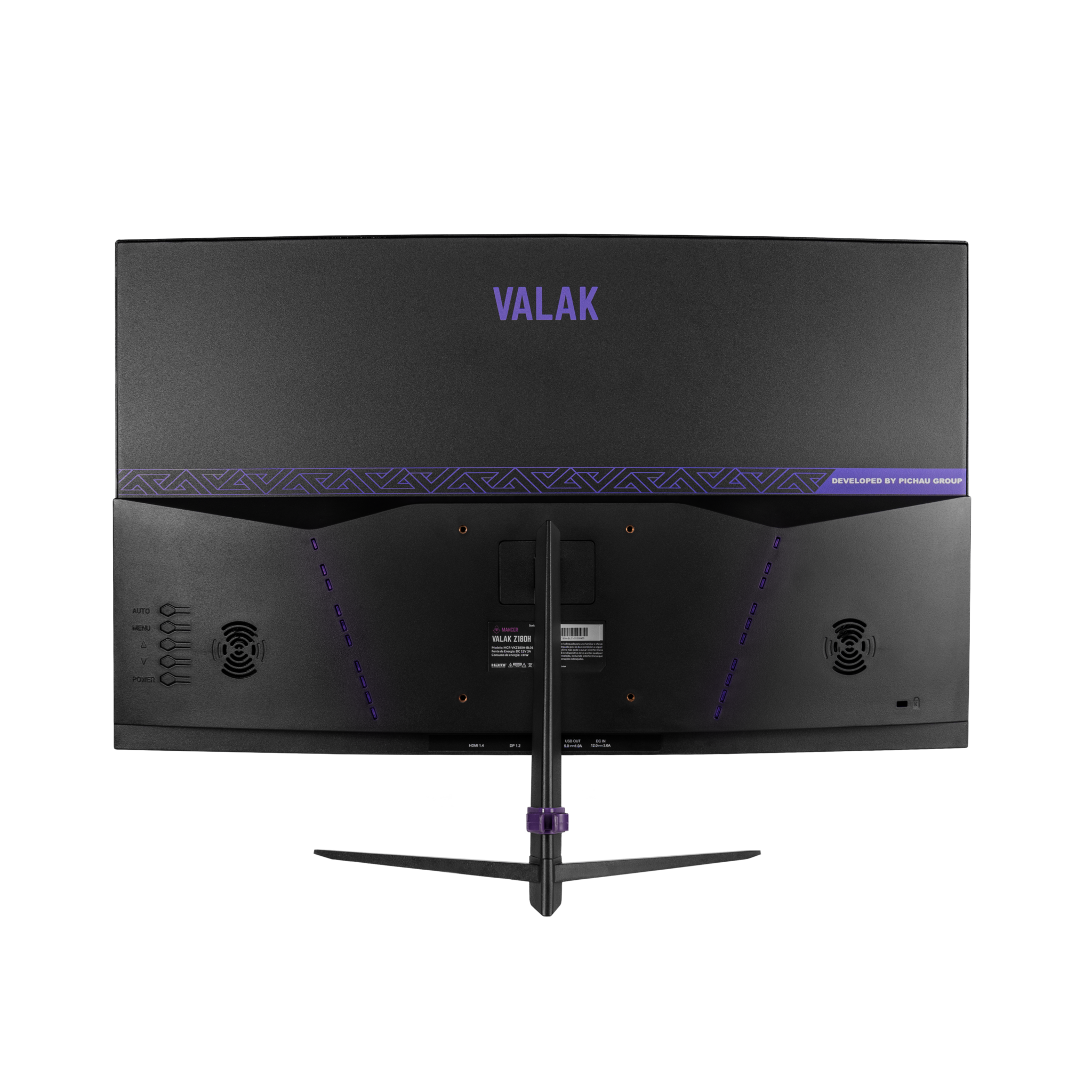 Monitor Gamer Mancer Valak Z180H, 23.6 Pol. VA, Curvo, FHD, 1ms, 180Hz ...