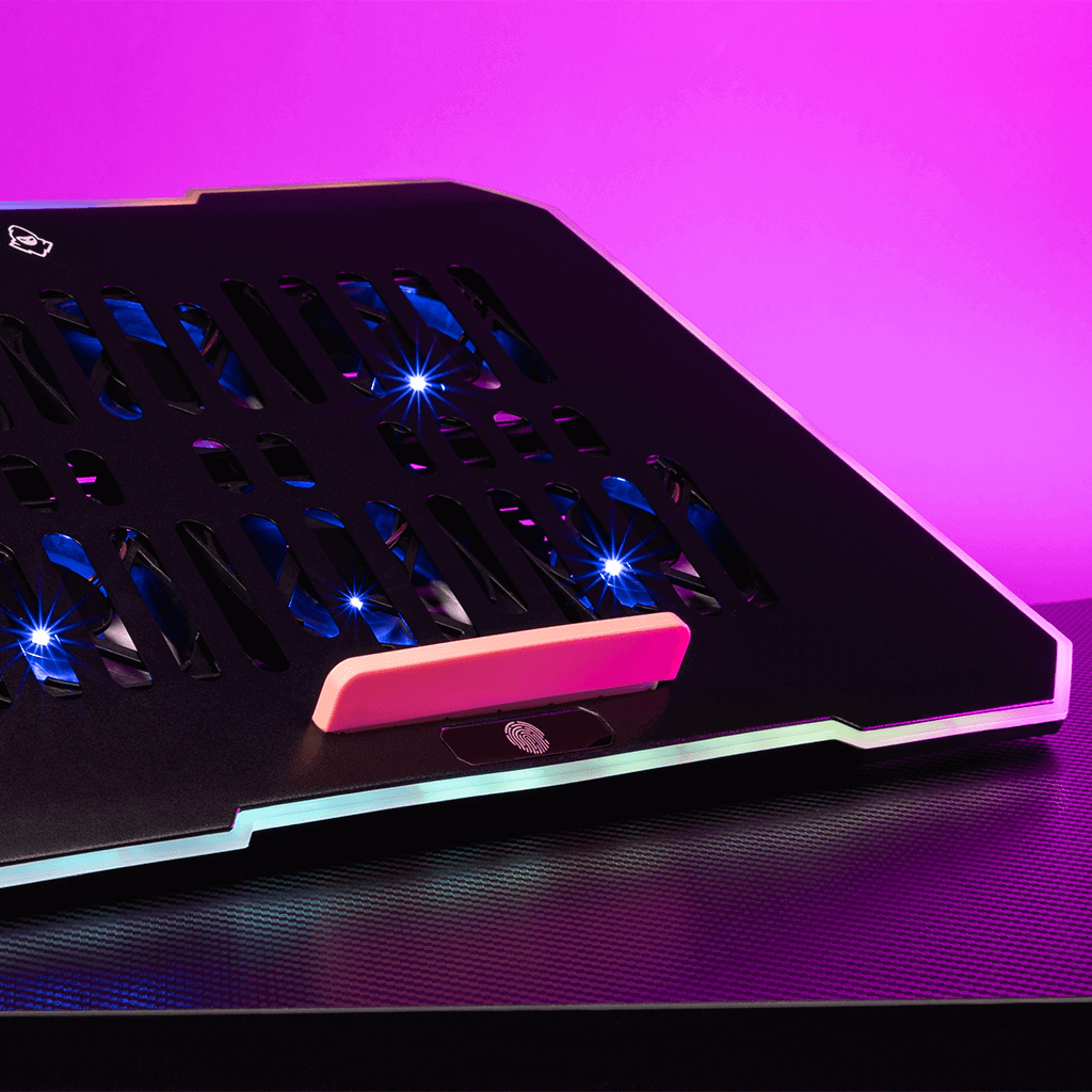 Base Para Notebook Mancer Aloy, RGB, Até 17 Pol, Preto - Mancer