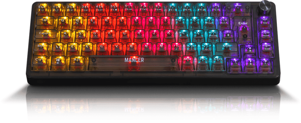 Teclado Mecanico Gamer Mancer Black Ghost - Mancer