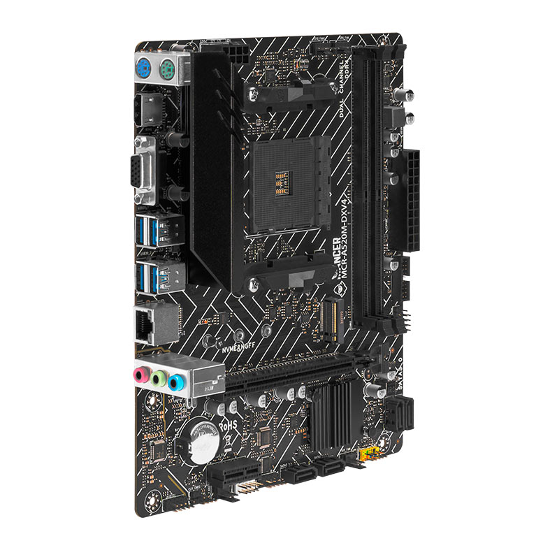 Placa Mae Mancer A520M DX, DDR4, Socket AMD AM4, M-ATX, Chipset AMD A520 - Mancer