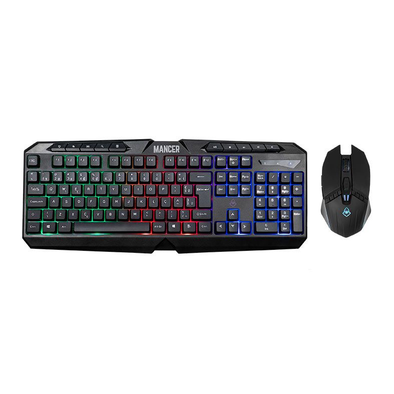 Kit Teclado e Mouse Gamer Mancer Krinius V2 - Mancer